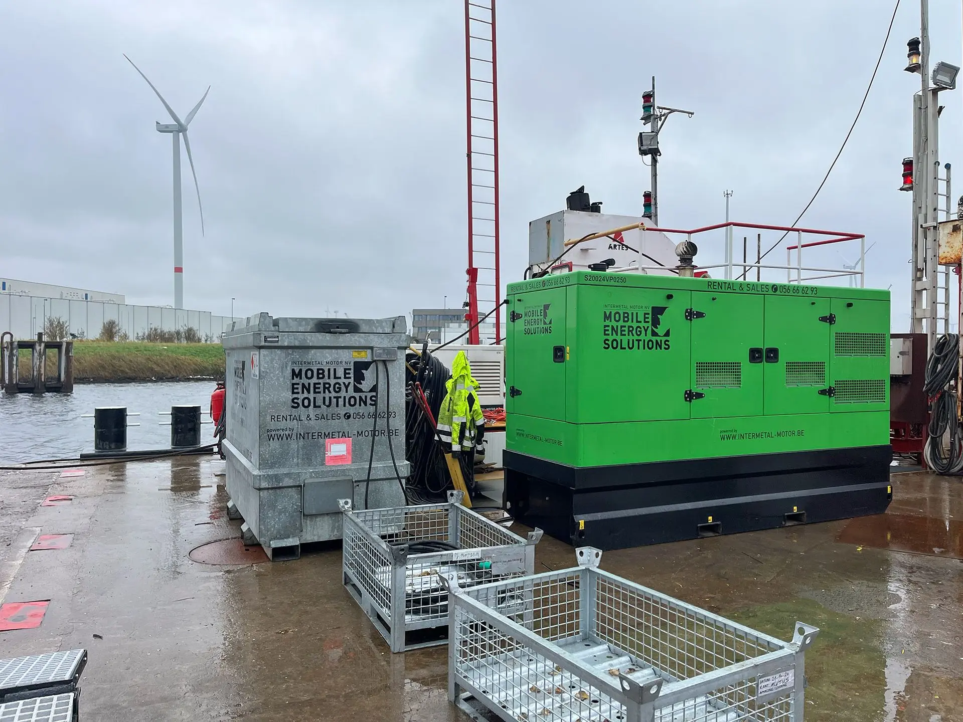 Artes Depret – Ponton Lynn, Zeebrugge | Intermetal Motor